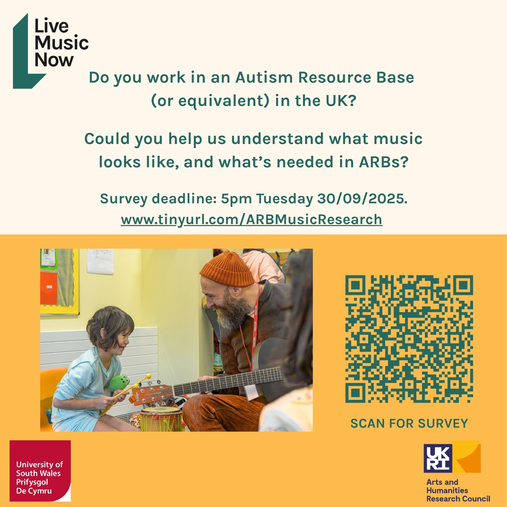 Online Survey for AHRC funded research into music education provision ...